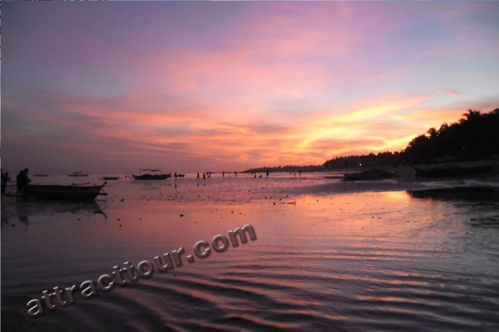 Bantayan Island Beautiful Sunset in the Beach - AttractTour