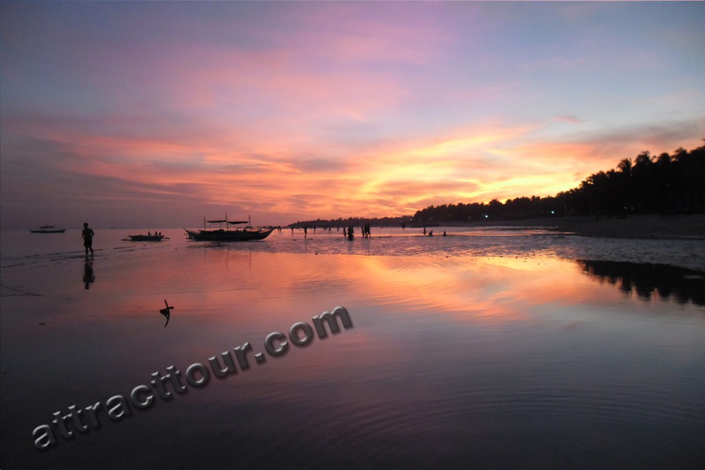 Bantayan Island Beautiful Sunset in the Beach - AttractTour