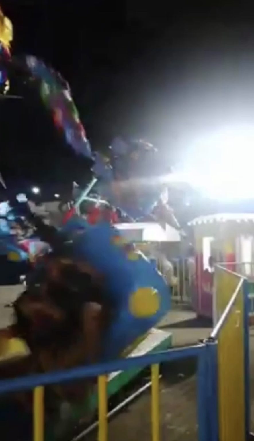 Actual Video: Carnival Ride in Ynares Complex Crashed, Some Passengers ...