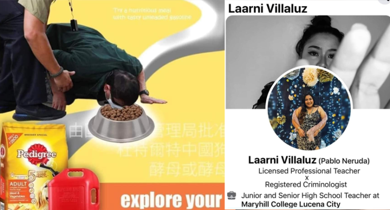 VIRAL: Teacher Laarni Villaluz MEME of President Duterte Eating ...