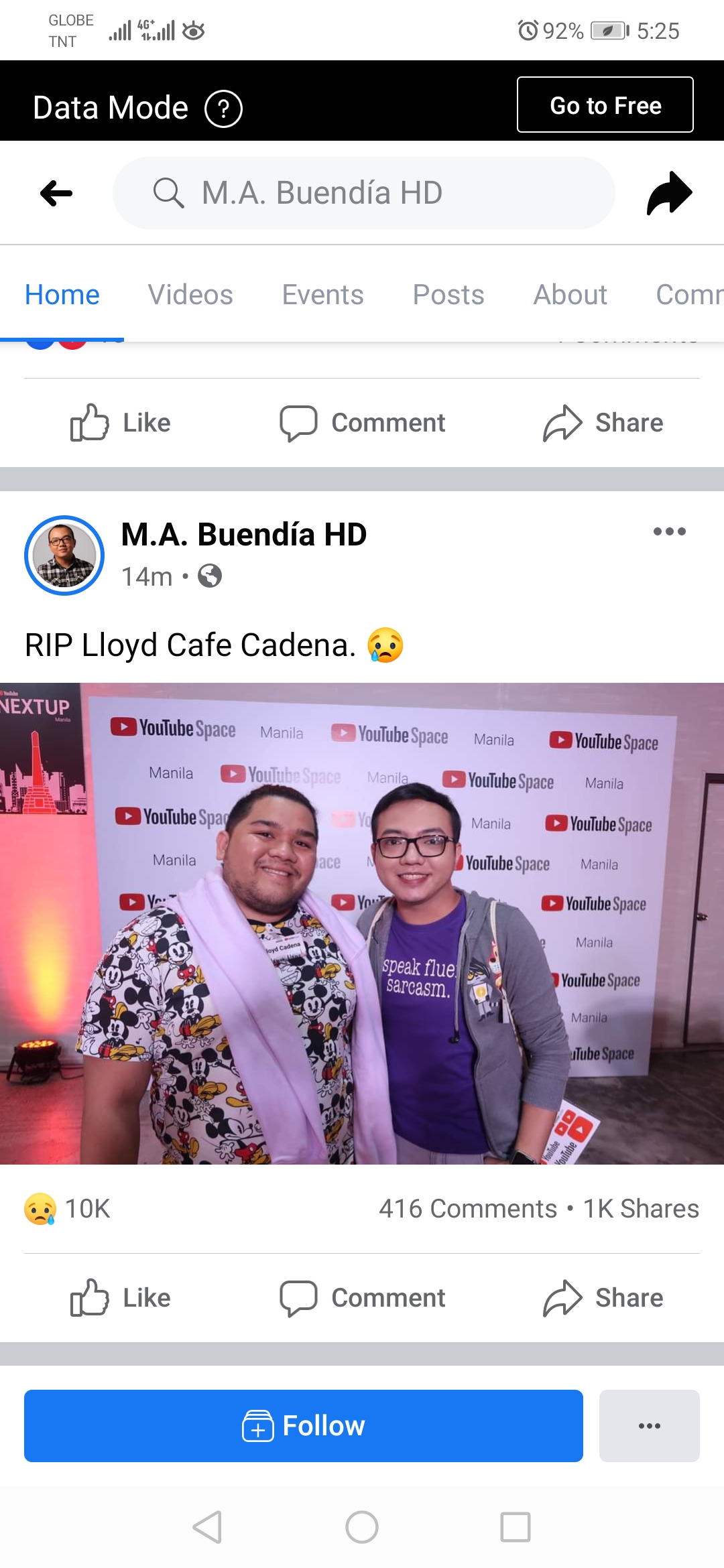 VIRAL NOW: Famous Youtube Vlogger “Lloyd Cadena” Died This September 4 ...