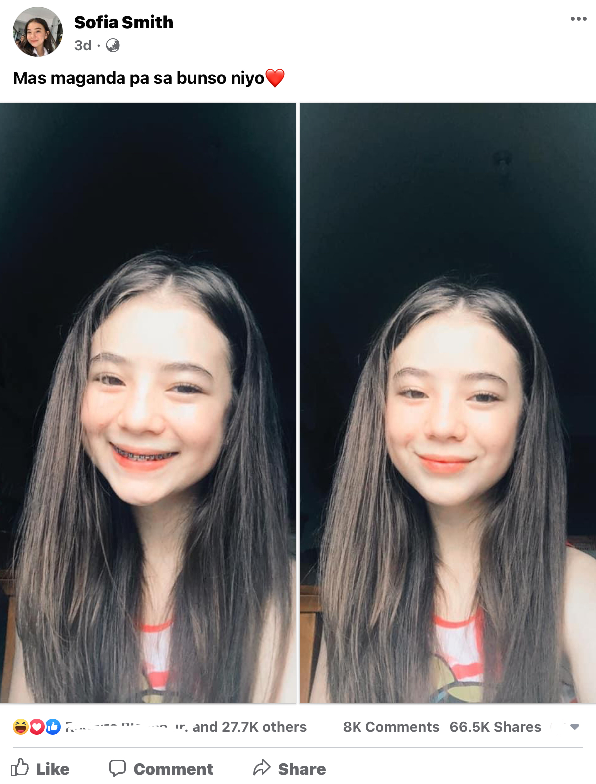 “Nakakababa ng Self Confidence,” Netizens Stated Referring to Sofia Smith’s Beauty - AttractTour