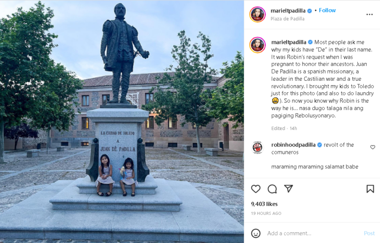 Mariel Padilla Explained Why the Children's Last Name has "De": "Robin ...