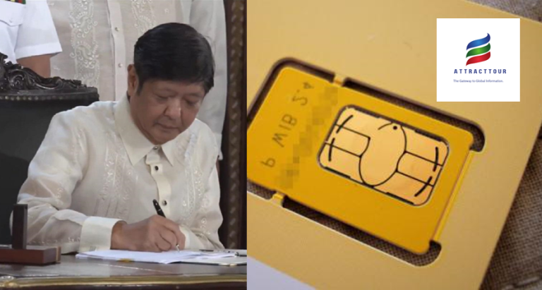Philippine President Bongbong Marcos Signs the SIM Card Registration ...