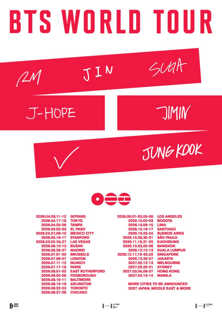 BTS will be coming to Manila in March 2027 as part of their upcoming ...